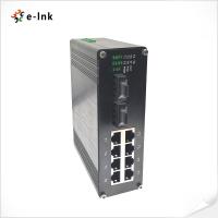 China Industrial 8-Port 10/100/1000Base-T + 2-Port 1000BASE-X Ethernet Switch Dual Fiber SC 550m for sale