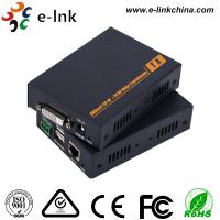 China DIN Rail Wall Mount HD-BaseT DVI KVM Extender Over 100m Single Cat6/7 Cable for sale