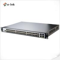 China Layer 2 Managed Switch 48 Port 10/100/1000T 802.3at PoE + 4 Port 100/1000X SFP for sale