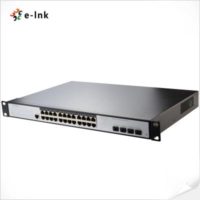China Layer 3 Managed Ethernet Switch 24 Port 10/100/1000T RJ45 Copper To 4-Port 10G SFP+ for sale