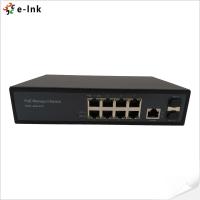 China 24V Passive Managed PoE Switch 8 Port 10/100/1000BASE-T 802.3Af/At + 2-Port 1000BASE SFP for sale