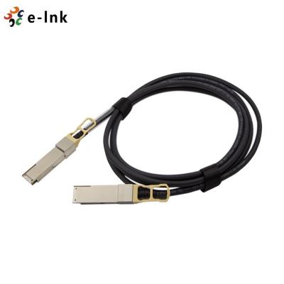 China Passive Direct Attach Copper Cables 100G QSFP28 To QSFP28 DAC Length Up To 3m for sale