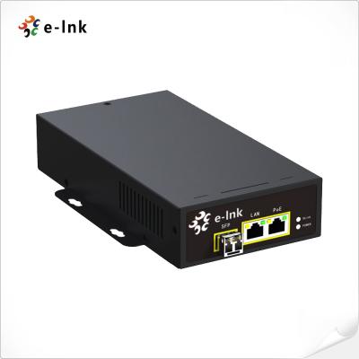 China Single Port 60w Gigabit Poe Injector 802.3at With Sfp Commercial Power Adapter for sale