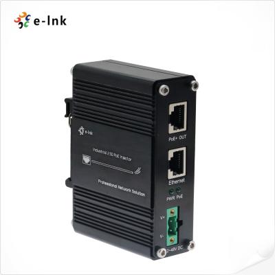 China Industrial 2.5G PoE+ Injector 12 - 48VDC Power Input for sale