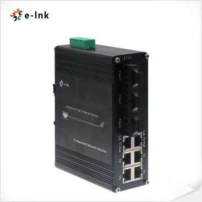 China Industrial 6-Port 10/100T 802.3af/at PoE + 3-Port 100BASE-FX Ethernet Switch for sale