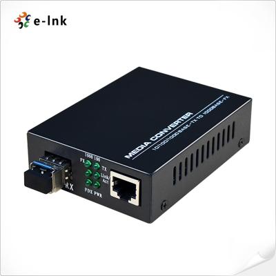 China 10 / 100M Fast Ethernet Media Converter (with External Power Supply) SFP Slot for sale