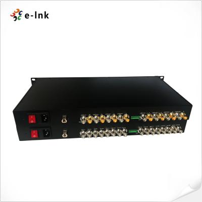China 1U Rack-Mountable 8-Channel SD/HD/3G-SDI Over Single Fiber CWDM Uncompressed Extender for sale