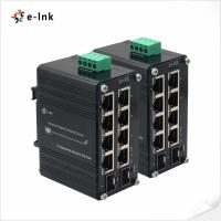 China Mini Industrial PoE Managed Switch 8-Port 10 / 100 / 1000T + 2-Port 100 / 1000X SFP for sale