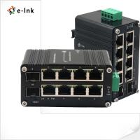 China Mini Industrial Managed 8-Port 10/100/1000T + 2-Port 100/1000X SFP Ethernet Switch for sale