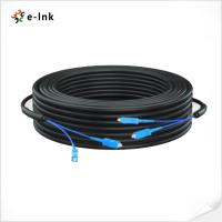 China Outdoor Armored 2-12Core SM Fiber Patch Cable (SC, LC, FC, ST Connector Optional for sale