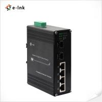 China Industrial PoE Ethernet Switch with 4-port 10/100/1000T+ 2-port 1000X for sale