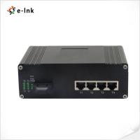 China Industrial PoE Ethernet Switch with 4-Port 10/100/1000T+ 1-Port 1000BASE-X for sale