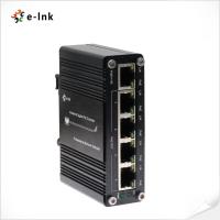 China Industrial 1-Port 802.3at PoE+ to 4-Port 802.3af /at Gigabit PoE Extender for sale