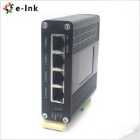 China Industrial 4-port 10/100/1000Base-T + 1-port 100/1000Base-X SFP Ethernet Switch with 110~230VAC Input for sale