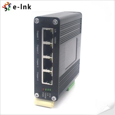 China Industrial 4-port 10/100/1000Base-T + 1-port 100/1000Base-X SFP Ethernet Switch with 110~230VAC Input for sale