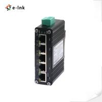 China Mini Industrial Managed 4-Port 10/100/1000BASE-T 802.3at PoE + 1-Port 10/100/1000T Ethernet Switch for sale