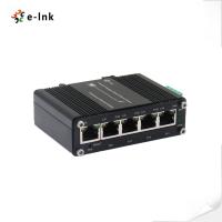 China Mini Industrial Managed 4-Port 10/100/1000BASE-T 802.3at PoE + 1-Port 10/100/1000T Ethernet Switch for sale