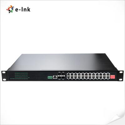 China Industrial L2+ Rackmount 24-Port 101001000T + 4-Port 1000X SFP Managed Ethernet Switch for sale