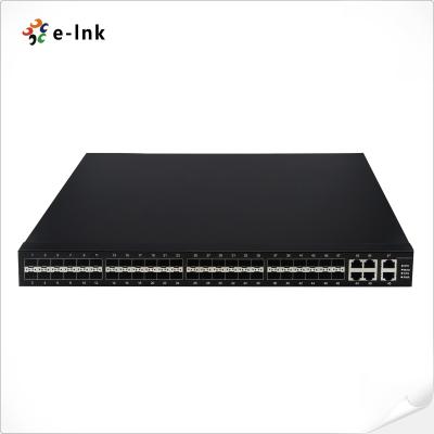 China L3 Managed 48-Port Gigabit SFP + 6-Port Combo + 4-Port 10G SFP Fiber Switch for sale