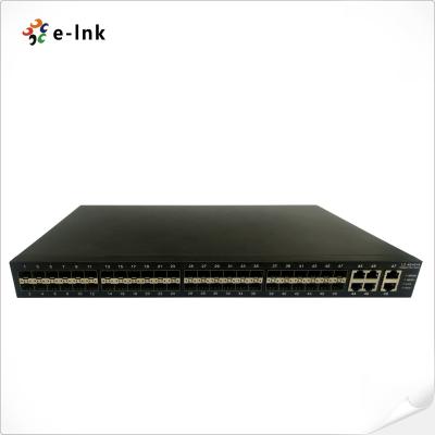 China L3 Managed 48-Port Gigabit SFP + 6-Port Combo + 2-Port 10G SFP Fiber Switch for sale
