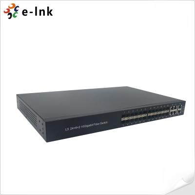 China L3 Managed 24-Port Gigabit SFP + 6-Port Combo + 2-Port 10G SFP Ethernet Switch for sale