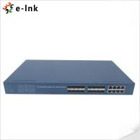 China 8G + 16SFP Management Gigabit Fiber Switch Support the port-based VLAN and IEEE802.1Q for sale