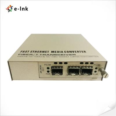 China 2x1.25G to 2.5G SFP Fiber Multiplexer Support point-to-point topology function for sale