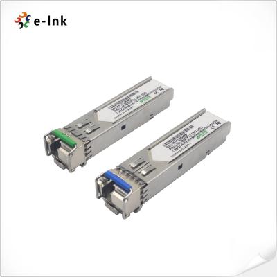 China 1.25Gbps SFP Bi-Directional Transceiver, 20km Reach 1310nm TX / 1490nm RX for sale
