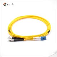 China 15m, LC to FC, Duplex, Singlemode Patch Cable Immune to electrical interference for sale