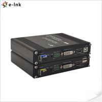 China 1Ch 1080P DVI + USB KVM + 1Ch RS232 + 1Ch Bidi Stereo Audio + 1Ch GPIO Over Fiber Extender for sale