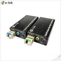 China Mini-type DVI Fiber Optic Extender With External Stereo for sale