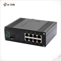 China Industrial 8-RJ45 Port  + 1-Port Base-X Gigabit PoE Ethernet Switch (100W) for sale