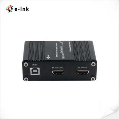 China Mini 4K/60Hz HDMI 2.0 KVM USB Fiber Optic Extender for sale