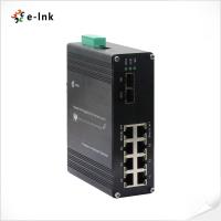 China Industrial 8 Port 2.5G Ethernet + 2 Port 10G SFP Fiber Optic Network Switch for sale