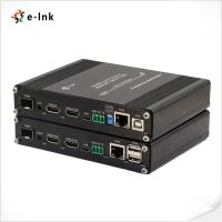 China Multifunctional 4K 60Hz HDMI KVM Fiber Extender with 10/100M Ethernet & RS232 / RS485 & IR for sale