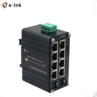China Mini Industrial Managed 8-Port 10/100/1000T + 2-Port 100/1000X SFP Ethernet Switch for sale