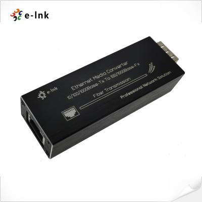 China Micro Mini 10/100/1000BASE-T to 100/1000BASE-X SFP Media Converter for sale