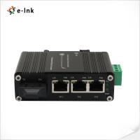 China Mini Industrial 3-Port 10/100/1000T 802.3at PoE + 1-Port 1000X SC Ethernet Switch with 12~48VDC Input and Voltage Booster for sale