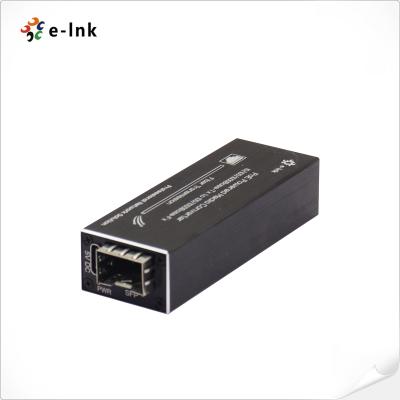 China Micro Mini 10/100/1000BASE-T to 100/1000BASE-X SFP Media Converter for sale
