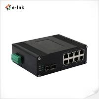 China Industrial 8-Port 10/100/1000M/2.5G 802.3bt PoE + 2-Port 10G SFP+ Ethernet Switch for sale