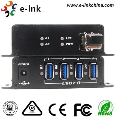 China 4 Port USB 2.0 Fiber Extender for sale