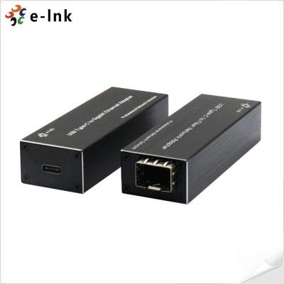 China Micro Mini USB-C to SFP Gigabit Ethernet Adapter for sale