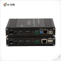 China 4K 60Hz HDMI KVM Fiber Extender with RS232/RS485 KVM Bidi IR TCP/IP 4:4:4 Chroma for sale