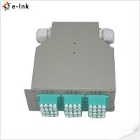 China 12LC Quad Din-rail Mount Fiber Patch Panel for sale