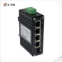 China Micro Industrial 4-Port 10/100/1000Base-T + 1-Port 1000BASE-X SFP Gigabit Ethernet Switch for sale