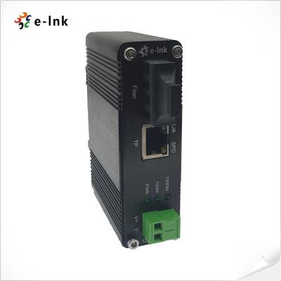 China Mini Industrial 10/100/1000Base-T to 100/1000Base-X Media Converter for sale