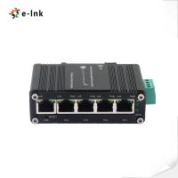 China Mini Industrial Managed 4-Port 10/100/1000BASE-T 802.3at PoE + 1-Port 10/100/1000T Ethernet Switch for sale