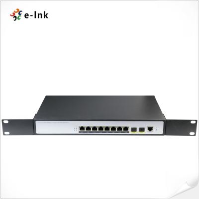 China L2+ 8-Port 10/100/1000T + 2-Port 100/1000X SFP Managed Ethernet Switch for sale