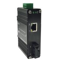 China Mini Industrial 1000BASE-X to 10/100/1000BASE-T 90W PoE++ Media Converter for sale