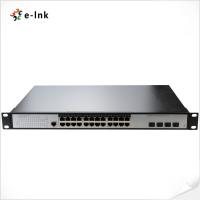 China 24 Port 10/100/1000BASE-T 802.3at PoE + 4 Port 10G SFP+ L3 Managed Switch for sale